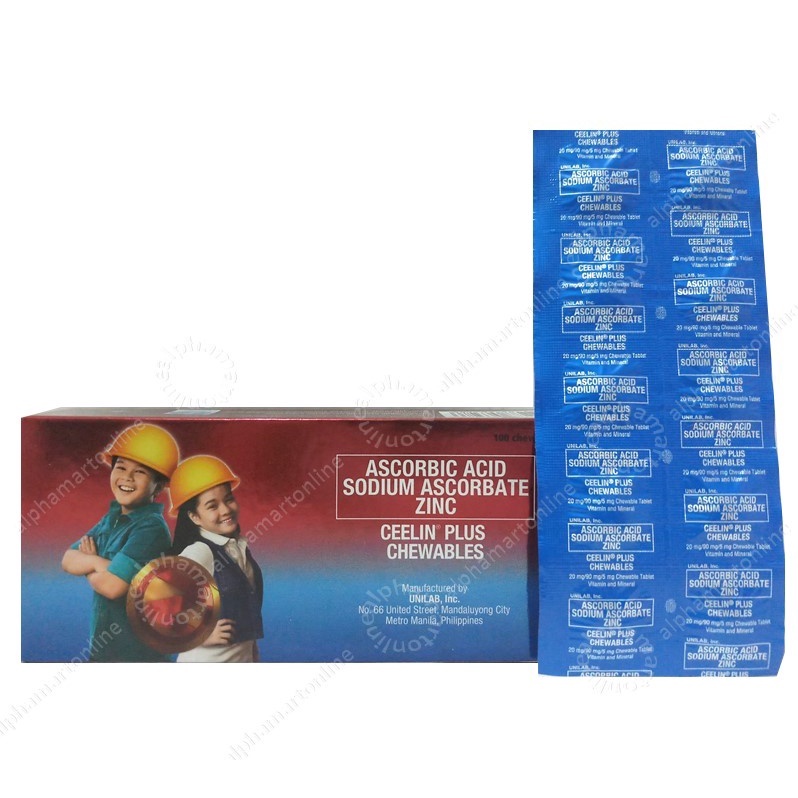 Ceelin Plus Chewables (10 tablets) | Shopee Philippines
