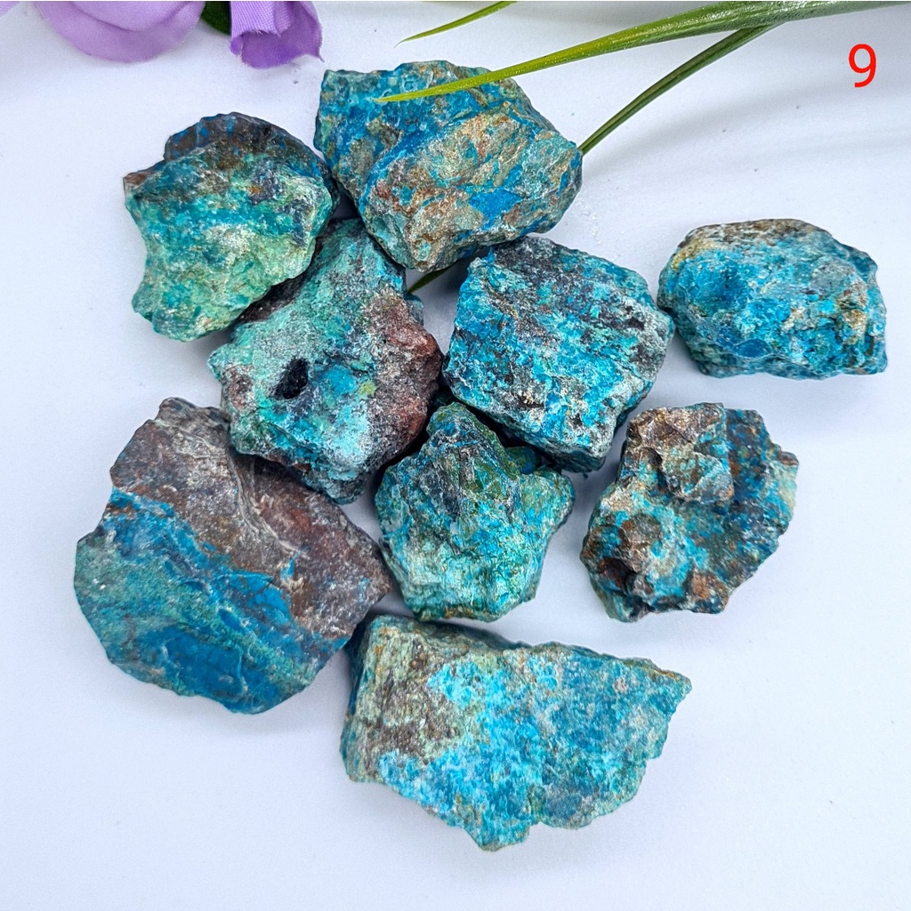 Natural Chrysocolla Raw - Chrysocolla Chunk - Rough Chrysocolla Healing ...