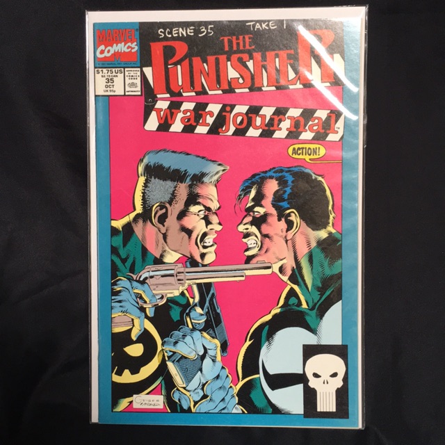 Punisher War Journal 35 Marvel Comic Book Printed 1991 Story by Mike ...