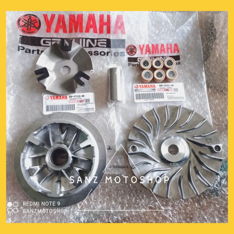 Yamaha Chrome Face Comp Movable Drive Roller Assy Set Part Number 2DP ...
