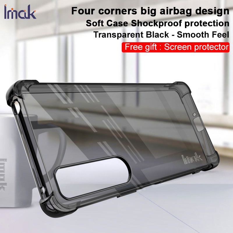 Original Imak Sony Xperia 1 IV Shockproof Clear Soft TPU Case Xperia1 4 ...