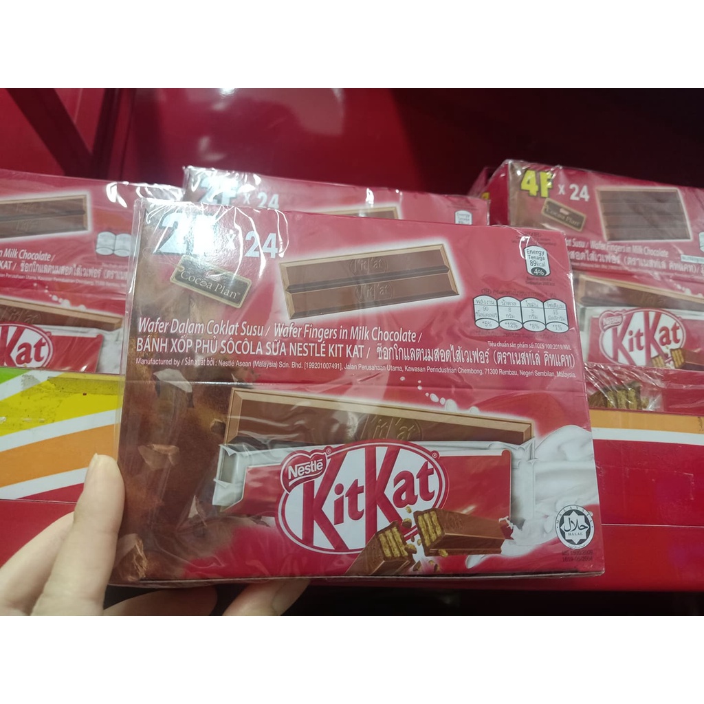 Kit Kat 2f Milk Chocolate Filled With Wafers Nestle Brand 408g (17g ...