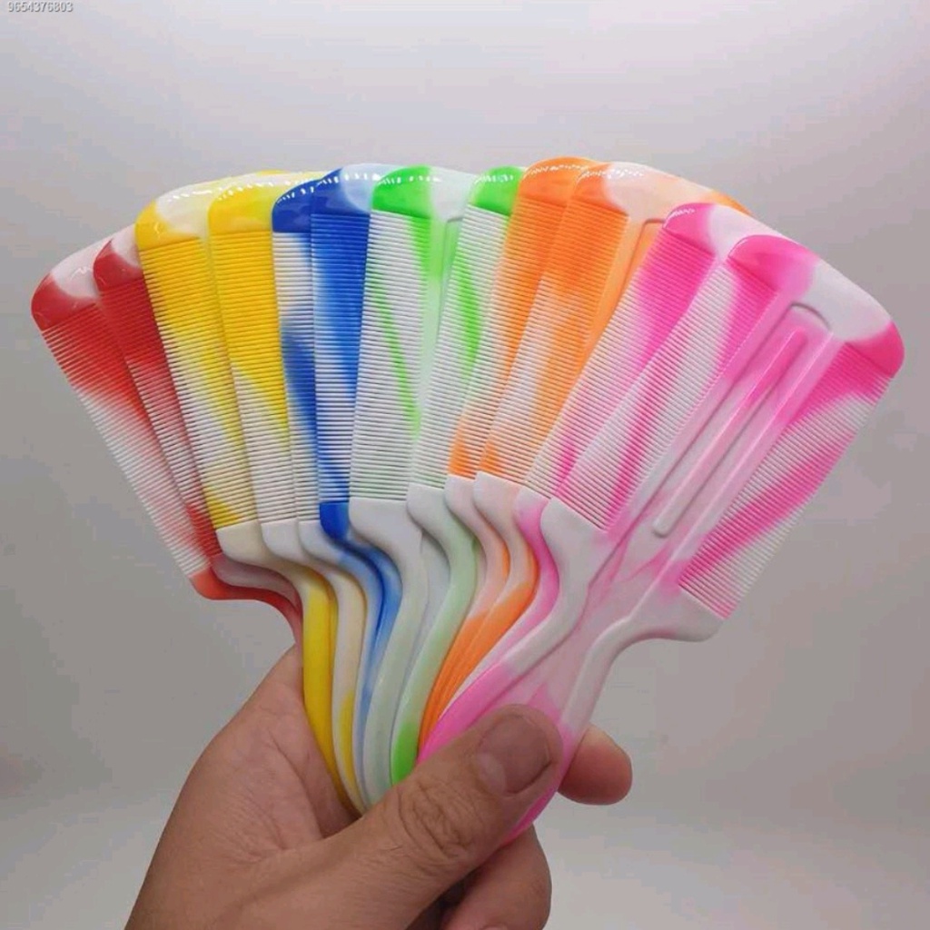 Marble Colored Plastic Suyod Comb with Handle Suyod Kuto Killer For ...