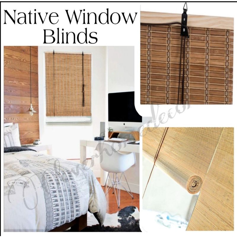 Random Bamboo Blinds Native Blinds For Window Roller Bamboo Blinds (60 ...