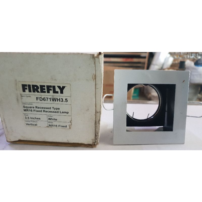 Firefly Halogen pinlight with lamp 50w square | Shopee Philippines