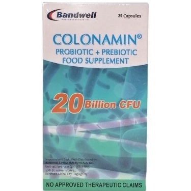 Colonamin (Probiotic + Prebiotic) 20 Billion Cfu Food Supplement ...