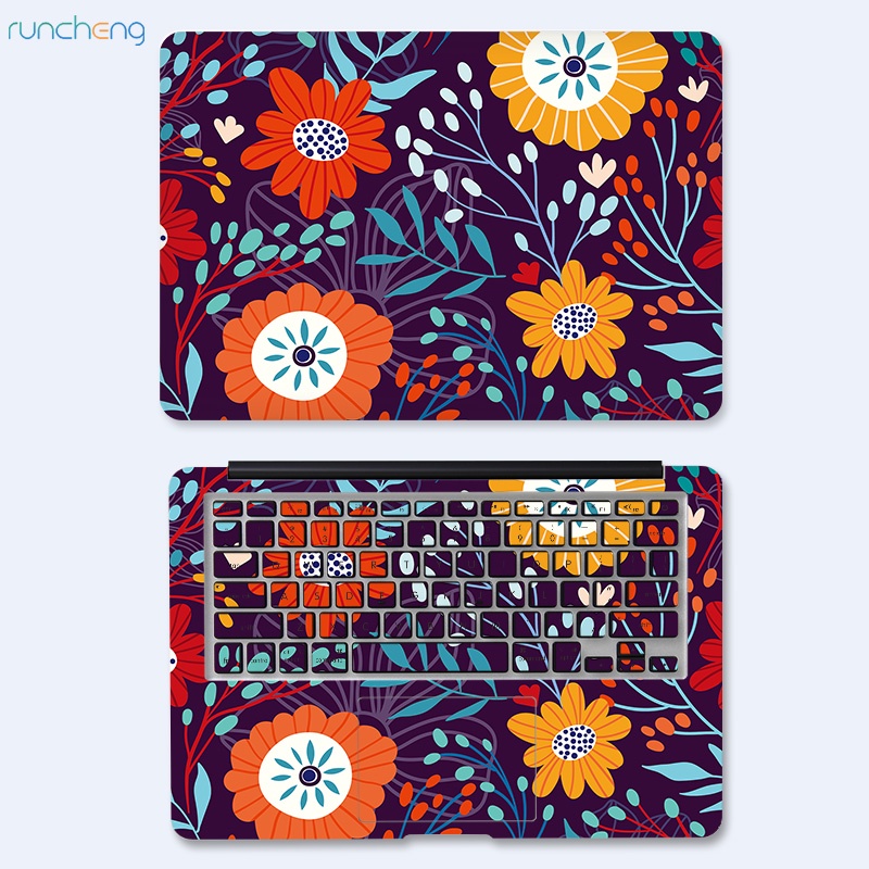 flower laptop skins laptop skin in stickers & skins custom made decal ...