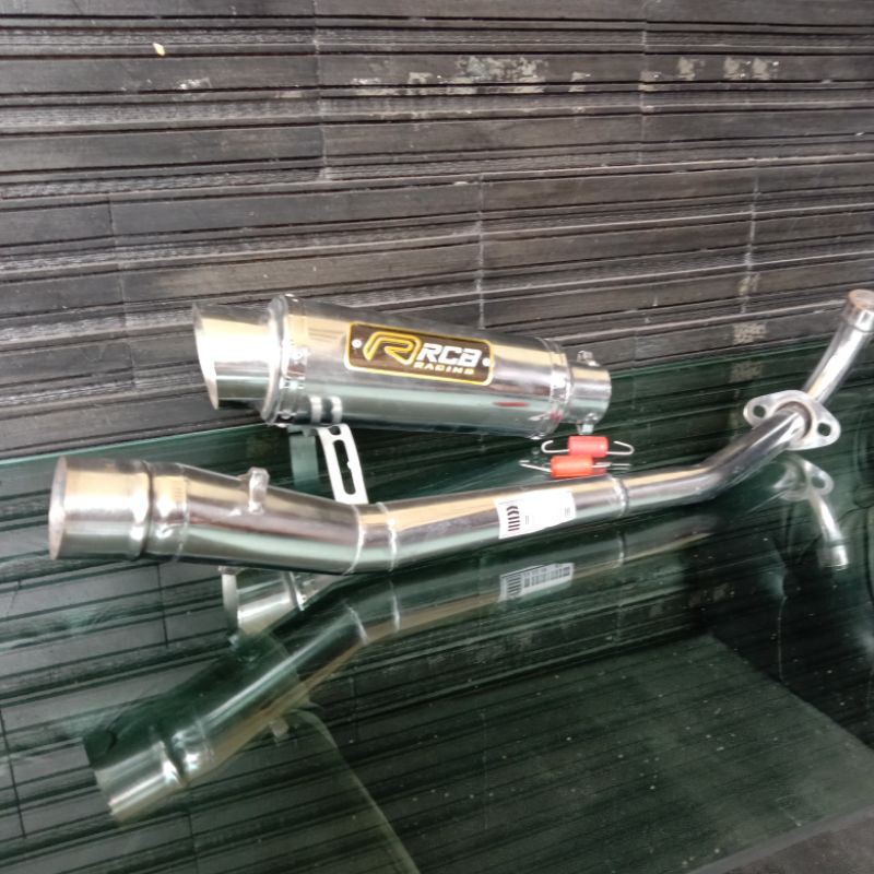 Rcb Charisma racing Exhaust, supra125, revo,blade | Shopee Philippines