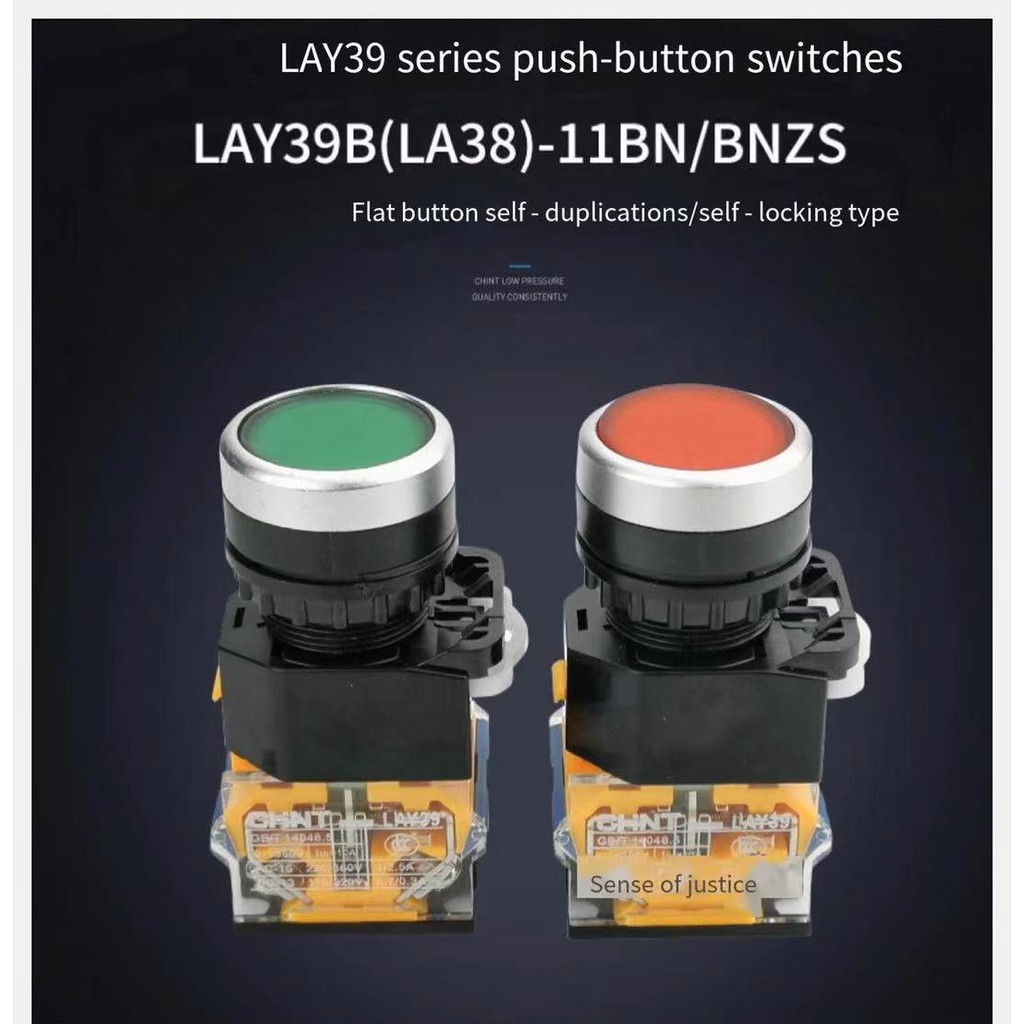 LA38 Push Button Momentary Heavy Duty Power Press Switch | Shopee ...