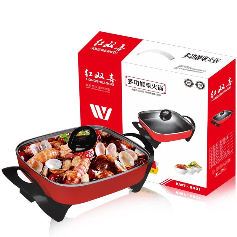 5.5L Electric Hot Pot Multi Cooker Household Separatable Pot Body ...