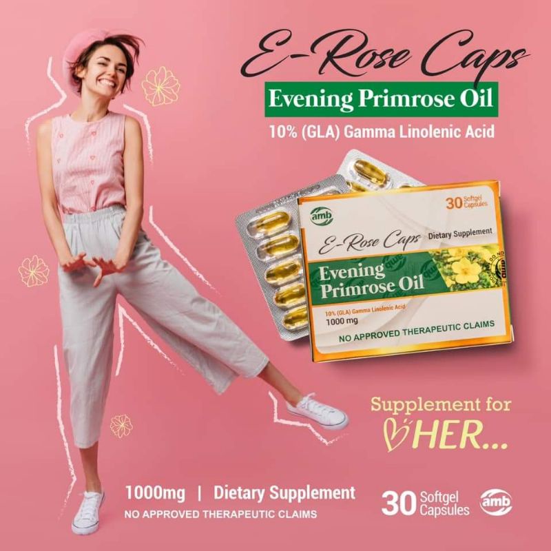 Evening Primrose Oil 1000mg / Primosa 30's / Medirose 30's / E Rose 30 ...