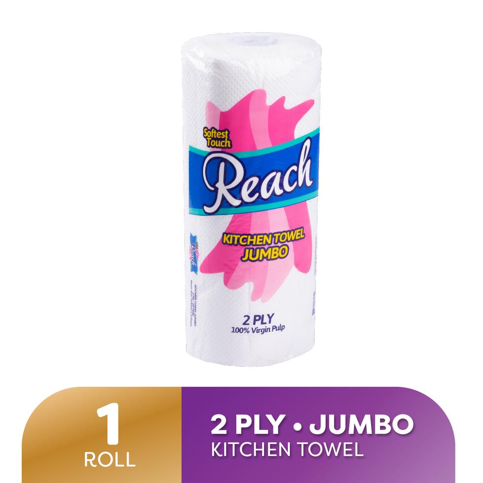 Reach Kitchen Towel Jumbo 2Ply 60Pull 120 Sheet Solo | Shopee Philippines