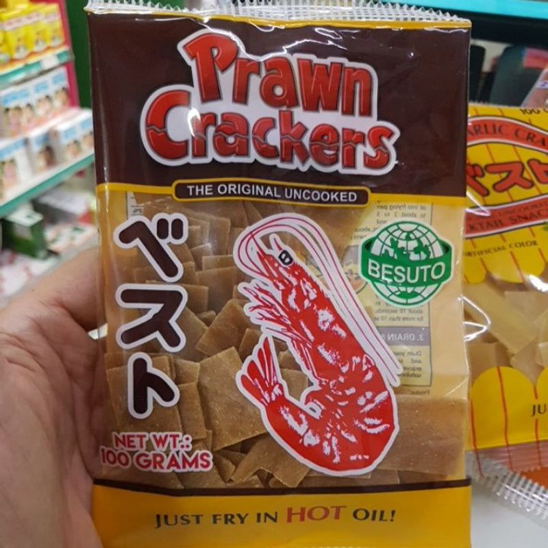 Besuto Prawn Crackers 100g Kropeck | Shopee Philippines