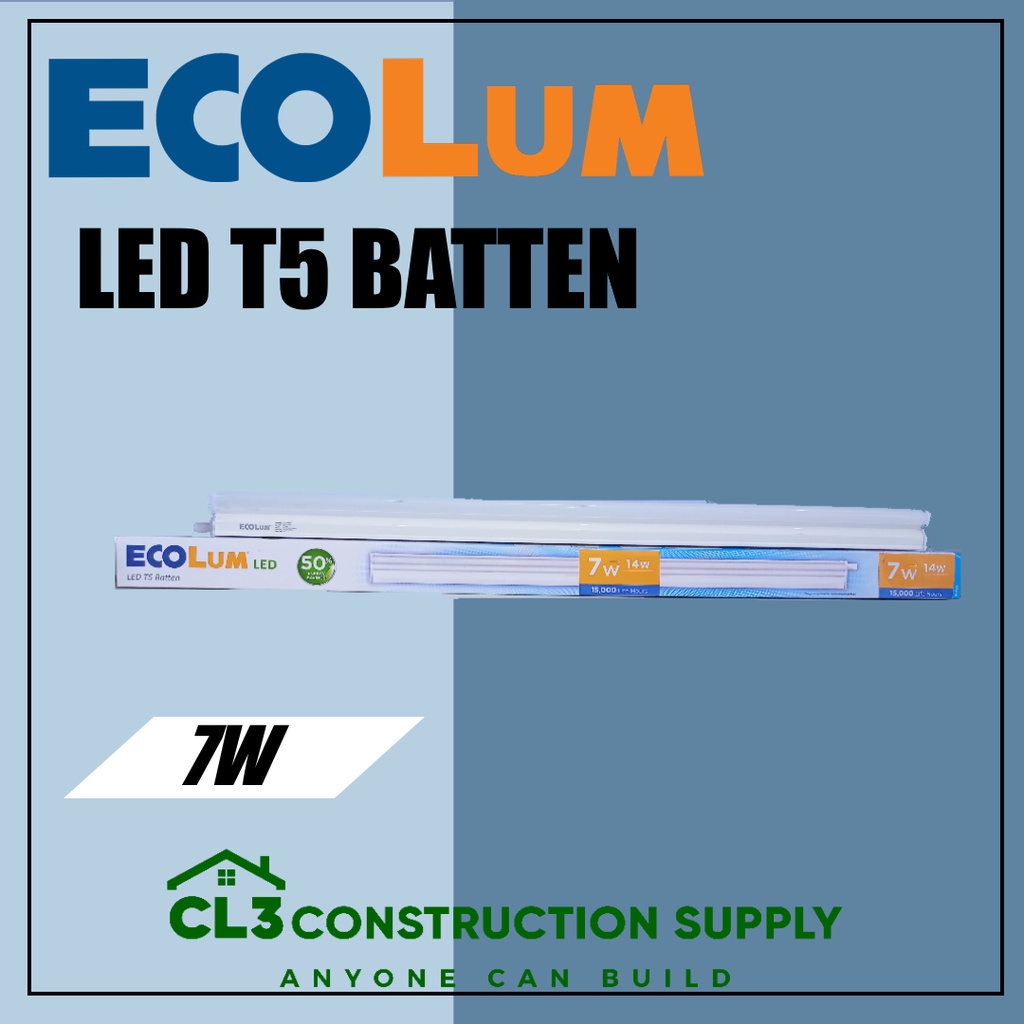 ECOLUM LED T5 BATTEN 7WATTS | Shopee Philippines