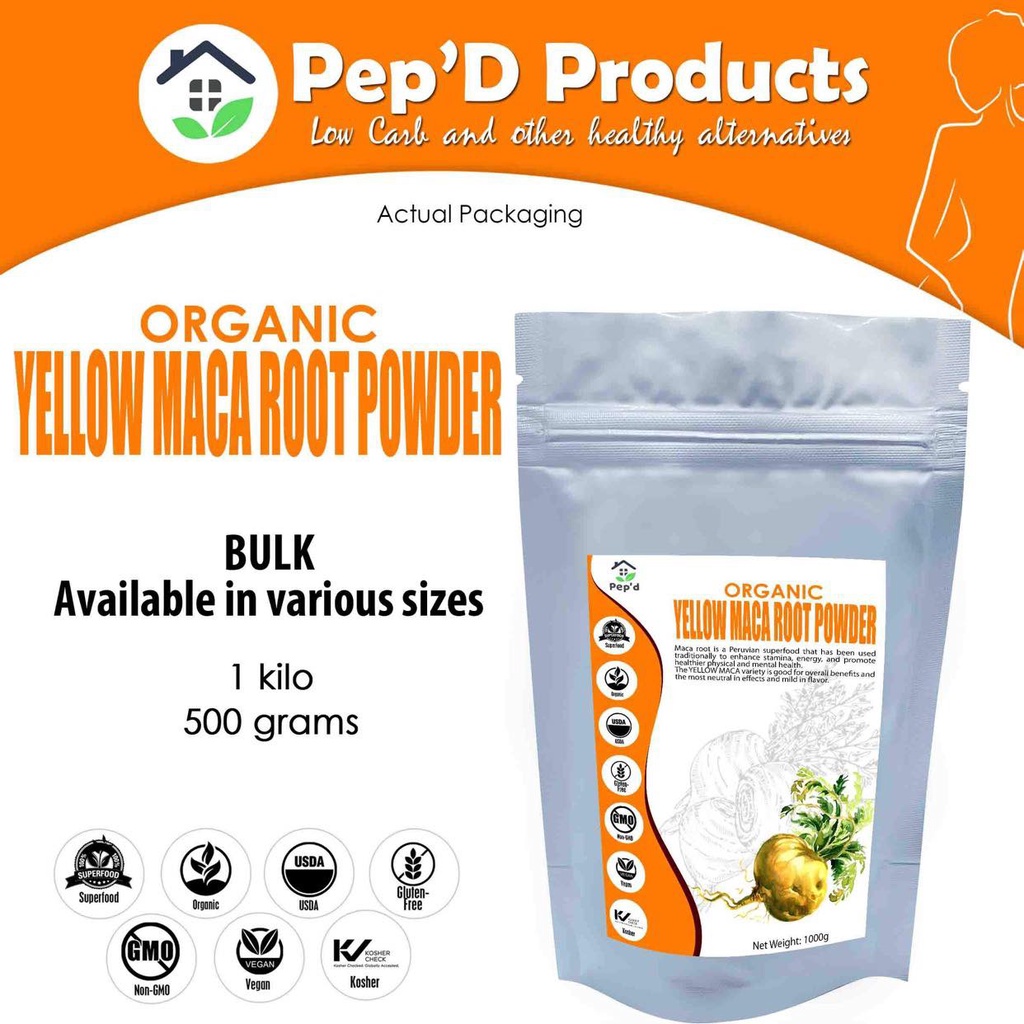 Organic Yellow Maca Root Powder 250g/500g/1kg (Peru) - BULK | Shopee ...