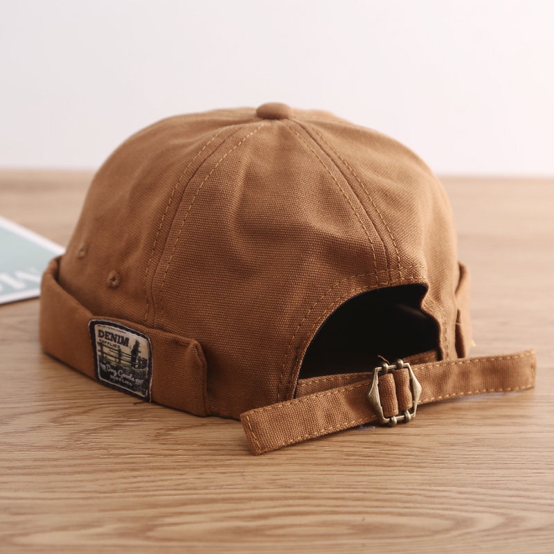 Men's Cotton Baseball Cap Without Brims Vintage / Hollow / Beret ...