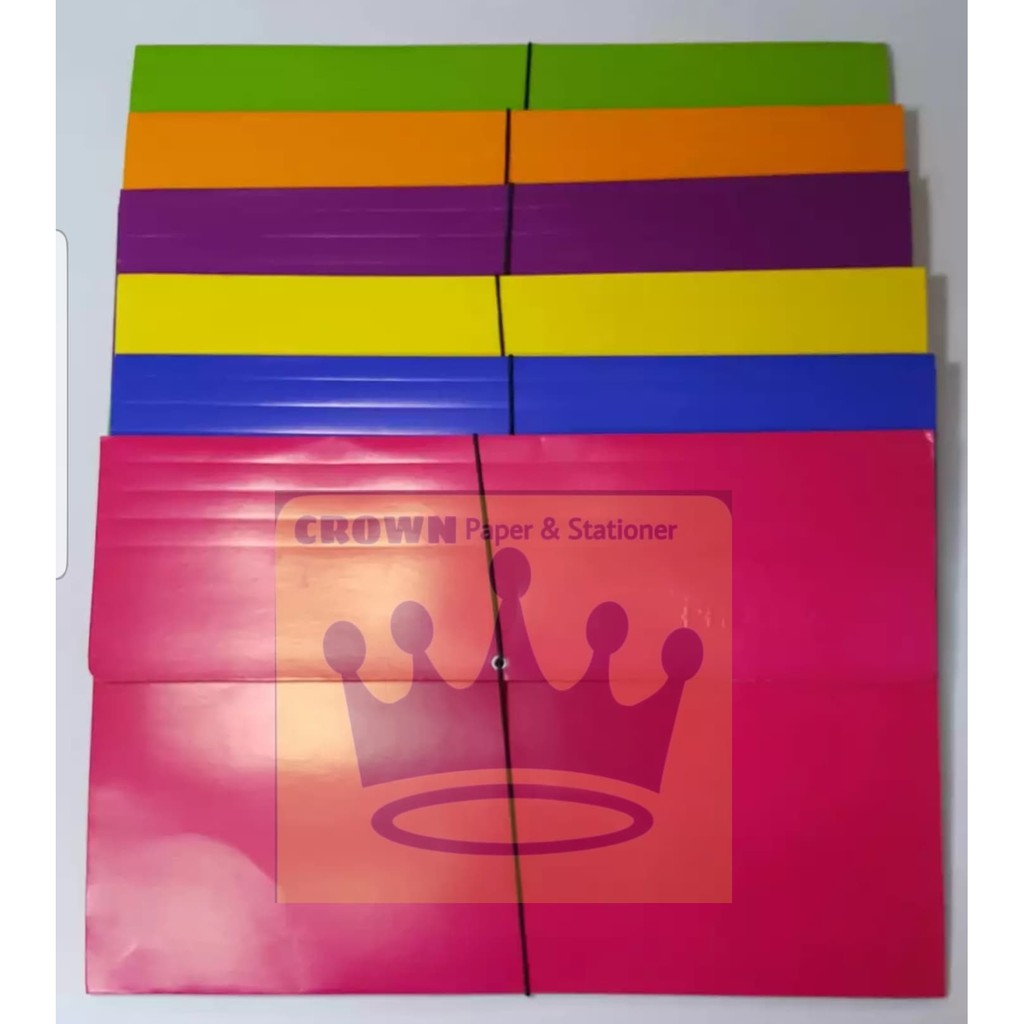 1box (100pcs) EXPANDED ENVELOPE LONG WITH GARTER ASSORTED COLOR Office ...