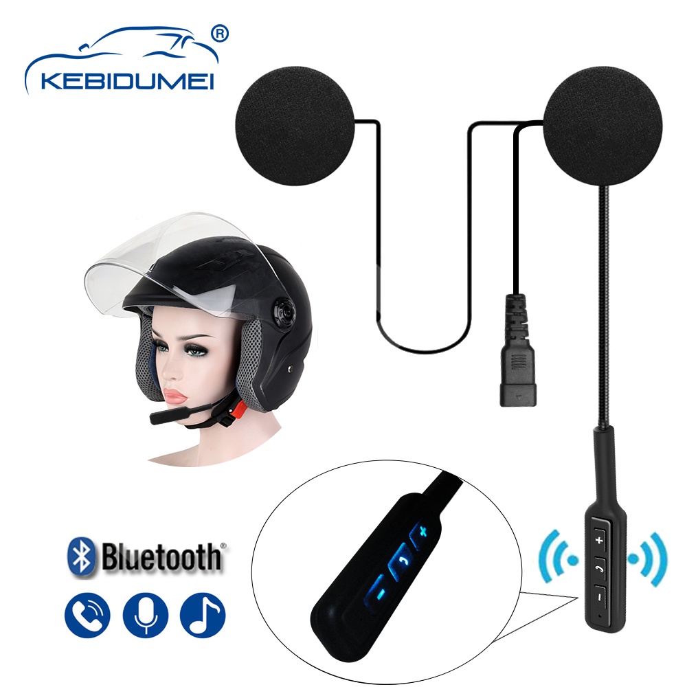 Helmet Headset Bluetooth V5.0 Motorcycle Wireless Stereo Earphone ...