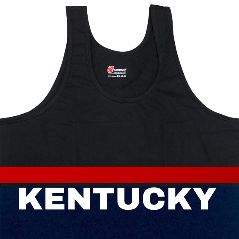 Kentucky | COD Plain BLACK SANDO for Adults | Shopee Philippines