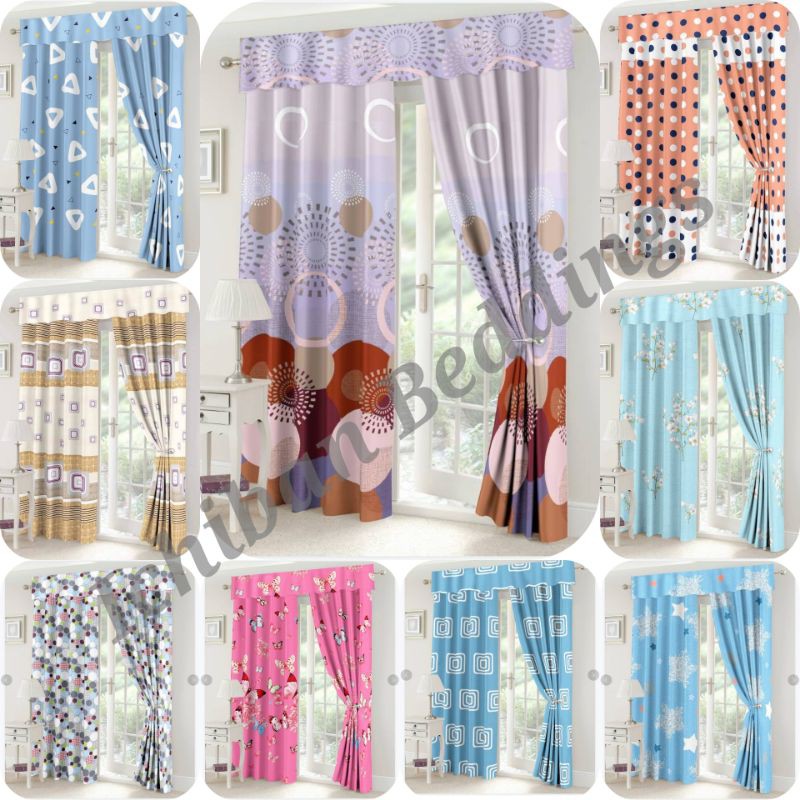 No Ring Curtain (2 Pcs) | Shopee Philippines