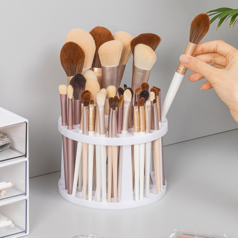 Giant Can Pack Makeup Brush Storage Shelf Desktop Eyebrow Pencil Holder ...