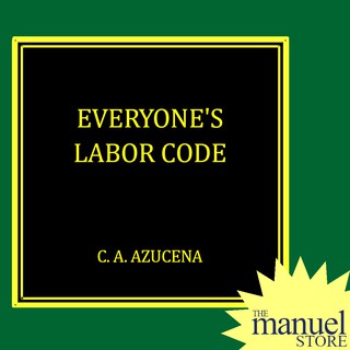 Azucena (2021) - Everyone's Labor Code - Law Reviewer | Shopee Philippines