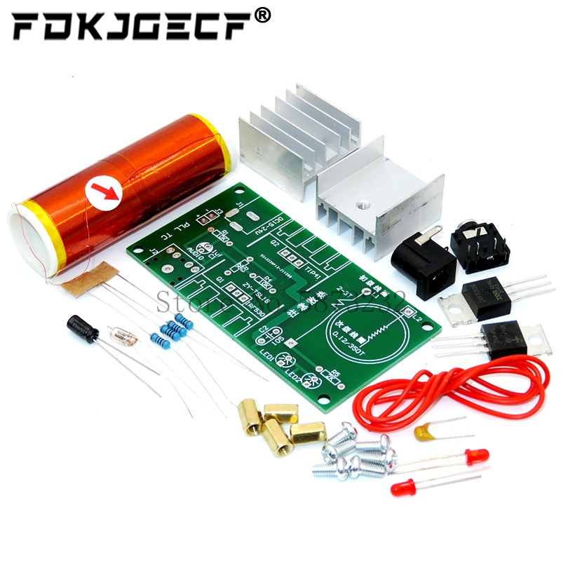 Mini Tesla Coil DIY Kit DC 15-24V 15W Tesla Music Coil Plasma Speaker ...