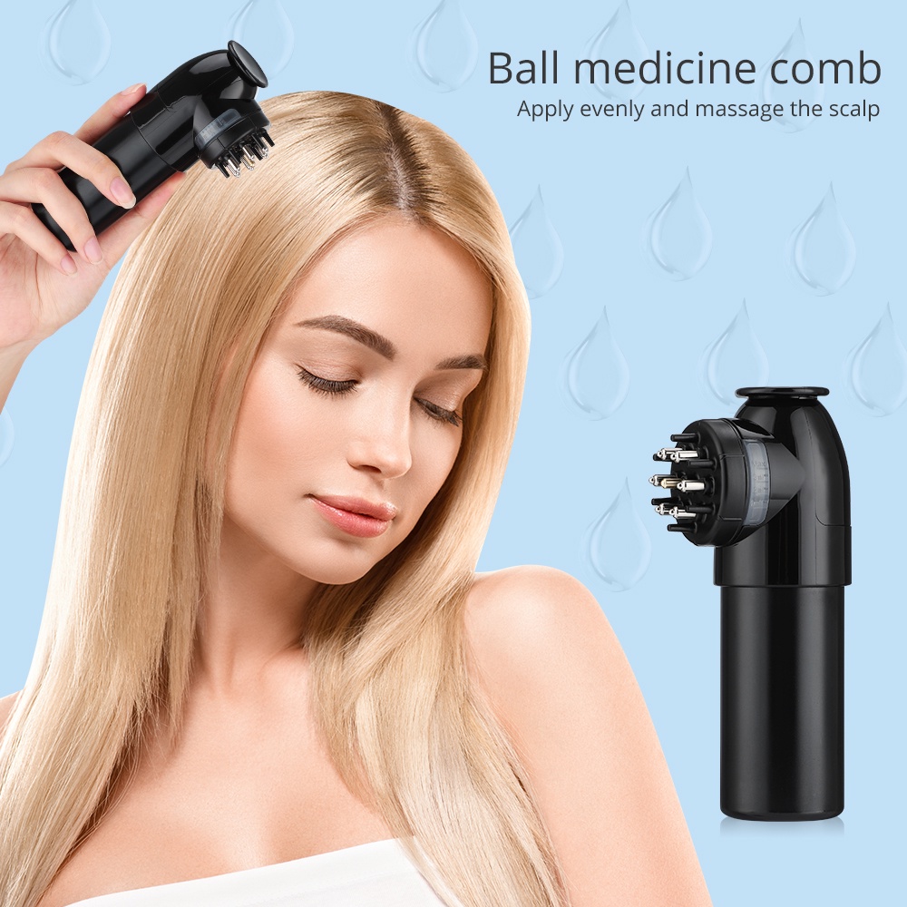 Roller Medicine Comb Applicator 70ml Essential Oil Smear Dispenser Hair ...