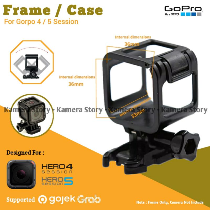 Bumper Case Casing Side Border Frame GoPro Hero 4 Session Hero 5 ...