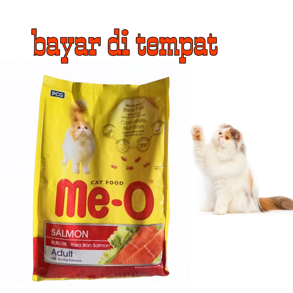 Me-o MEO SALMON 1 KG adult dry cat food 1.1kg | Shopee Philippines