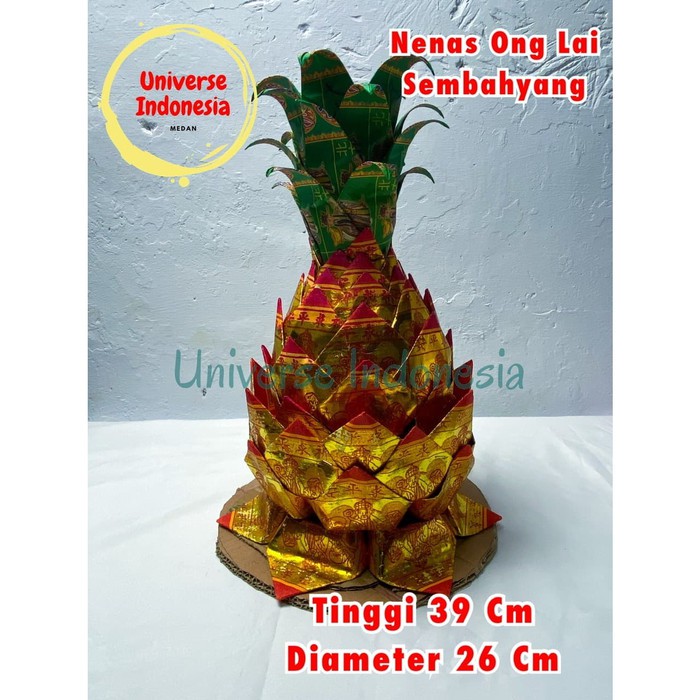 Ong Lai Pineapple Prayer Paper Height 9 Cm Diameter 26 Cm | Shopee ...