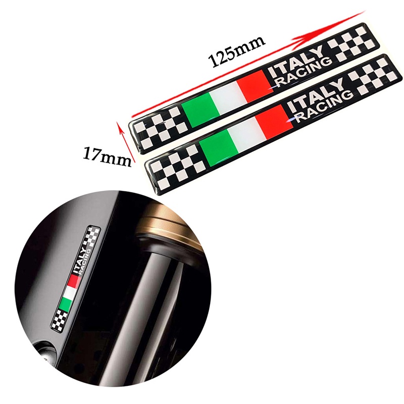 3D Motorcycle Decal Italy Stickers Replace Logo Sticker Case for ...