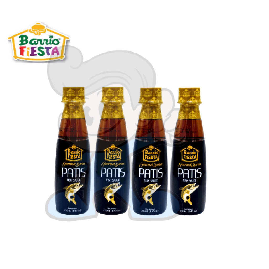 Barrio Fiesta Gourmet Series Patis Fish Sauce (4 x 250 mL) | Shopee ...