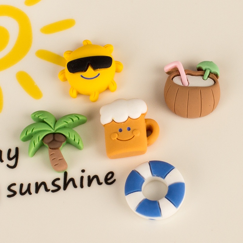 【summer is coming】diy shoe accessorie ins Shoe Decoration Sticker croc ...