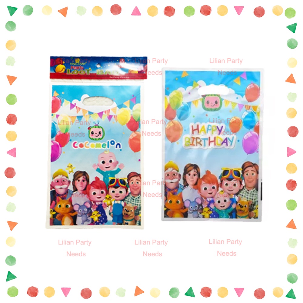 𝐋𝐢𝐥𝐢𝐚𝐧 𝐏𝐚𝐫𝐭𝐲 𝐍𝐞𝐞𝐝𝐬 CC melon 10pcs lootbag (SIZE:16X25 cm) | Shopee ...