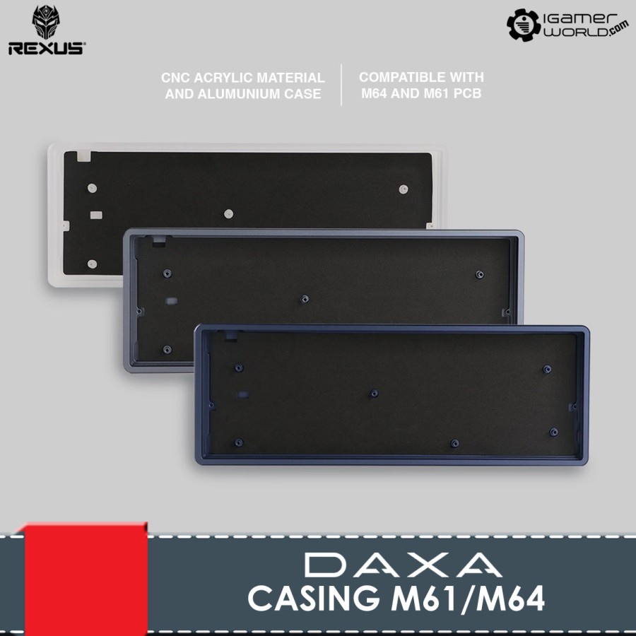 Rexus Daxa CNC Case for M61/M64 Custom Mechanical Gaming Keyboard ...