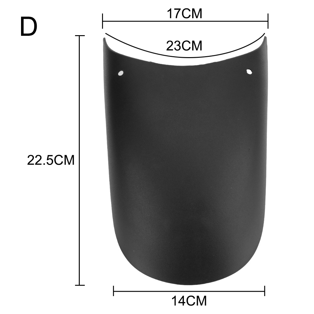 Mudguard Splash Guard For Motorcycle Universal Rear and Front Wheel ...