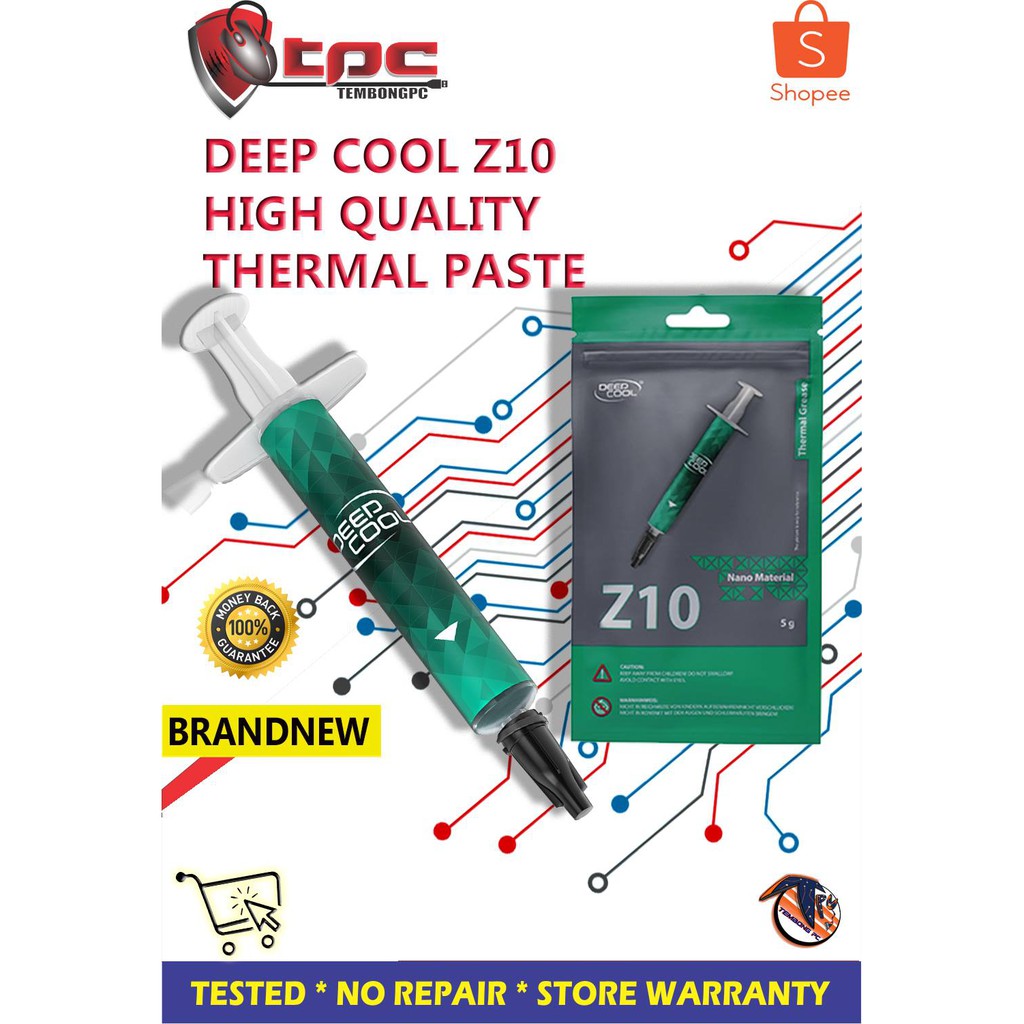 Deep Cool z3 z4 z10 performance thermal Paste | Shopee Philippines