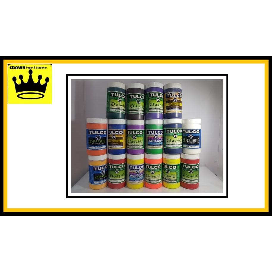 1 BTL TULCO TEXTILE INK 250GMS HIGH QUALITY WATER BASE | Shopee Philippines