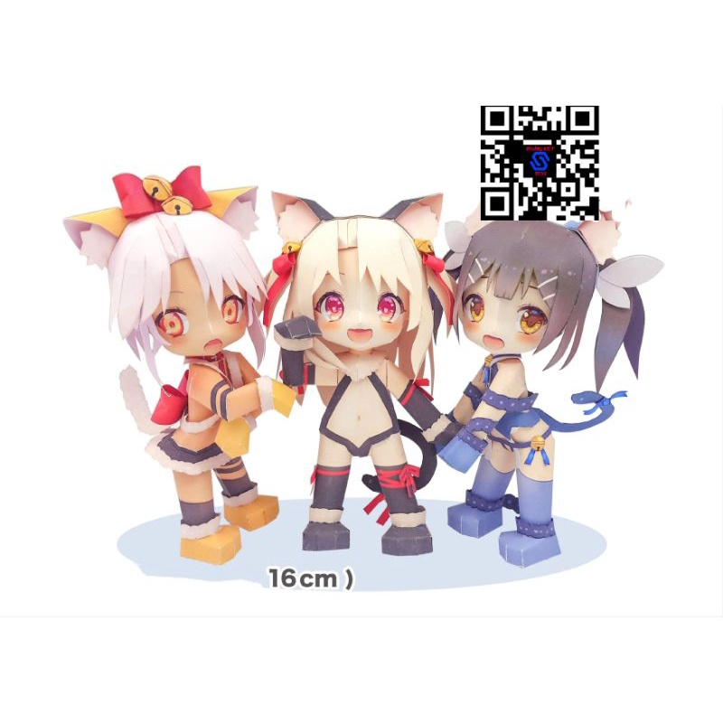 Anime girl Paper Model [Fate / kaleid Illya] chibi Illyasviel von ...
