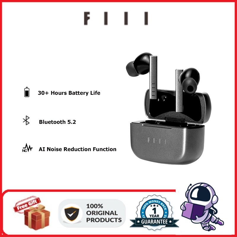 FIIL CC PRO In-Ear Wireless Earbuds Bluetooth Noise Cancelling ...