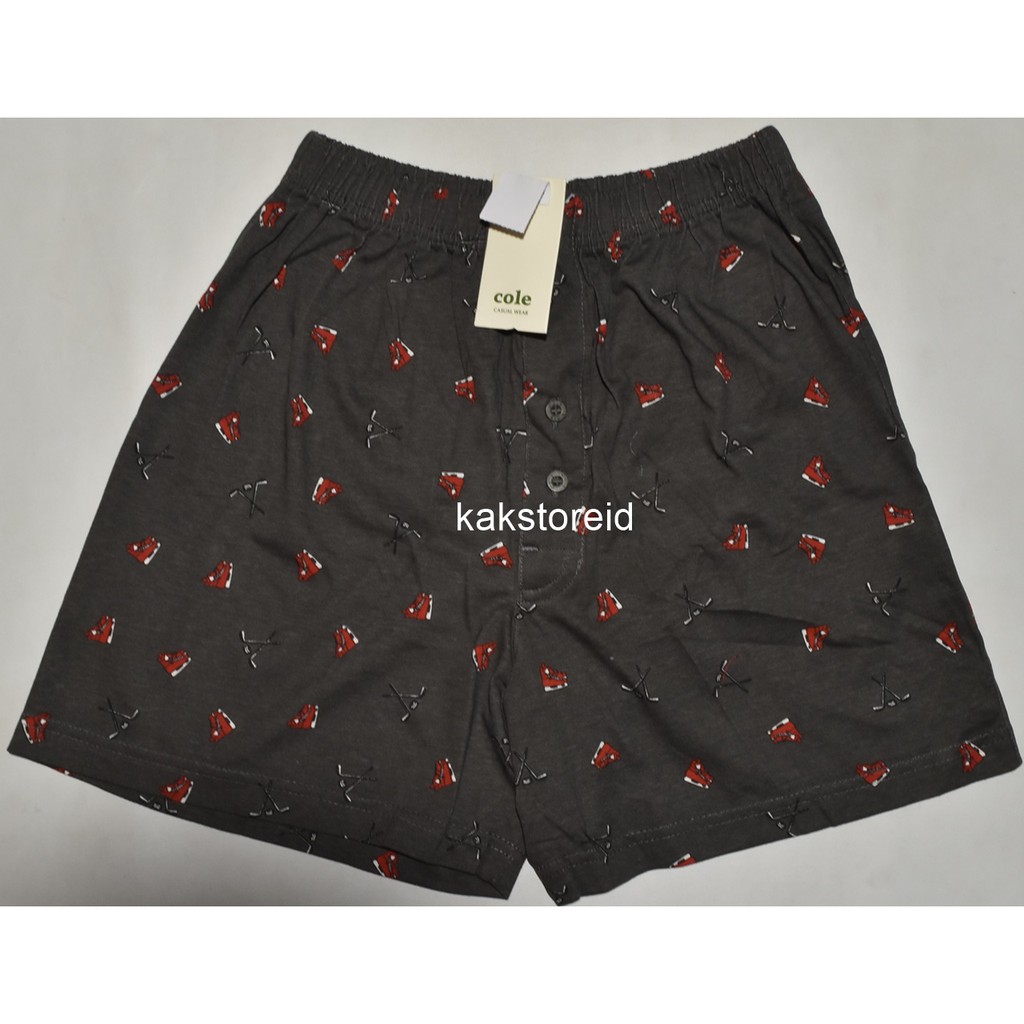 Cole Casual Wear Boxer Briefs Grey Motif CPC 49 ORIGINAL | Shopee ...