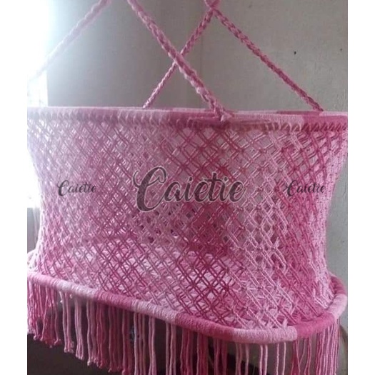duyan for baby SUPER PINO MASINSIN ONLY Baby Crib Macrame Cradle ...