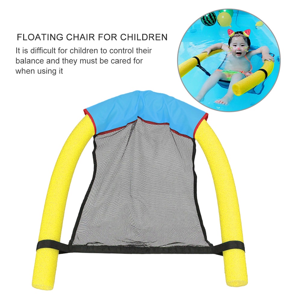 Light Swimming Chair Inflatable Floating Row Backrest Air Bed Beach ...