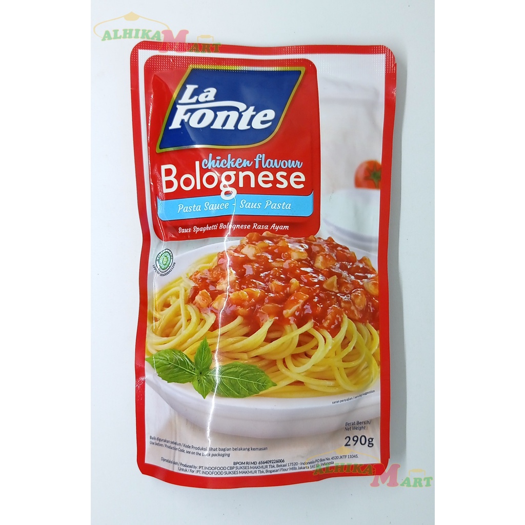 La Fonte Chicken Flavour Bolognese Paste Sauce Net 290 g | Shopee ...