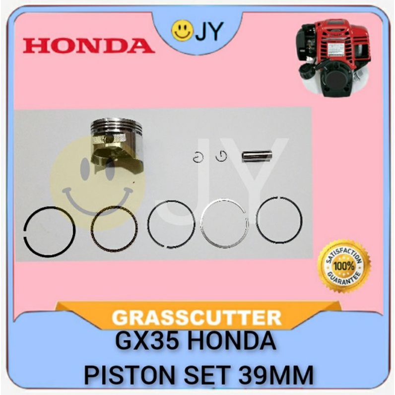 Piston Set 39mm fits for GX35 Honda 4 stroke grasscutter | Shopee Philippines