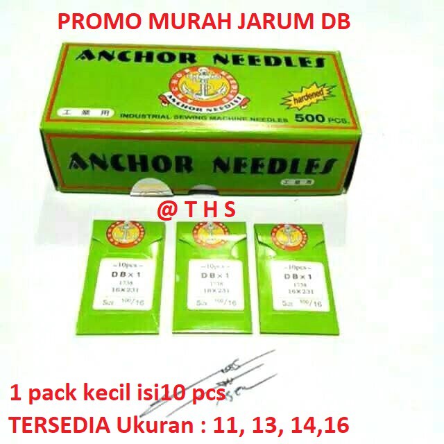 MESIN Electric Sewing Machine Needles - DB Needles (typical siruba/s ...