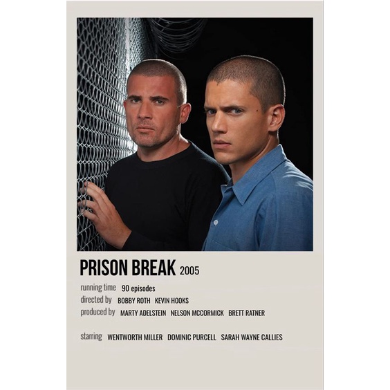 Prison BREAK WALL POSTER (CAN CUSTOM IMAGE) | Shopee Philippines