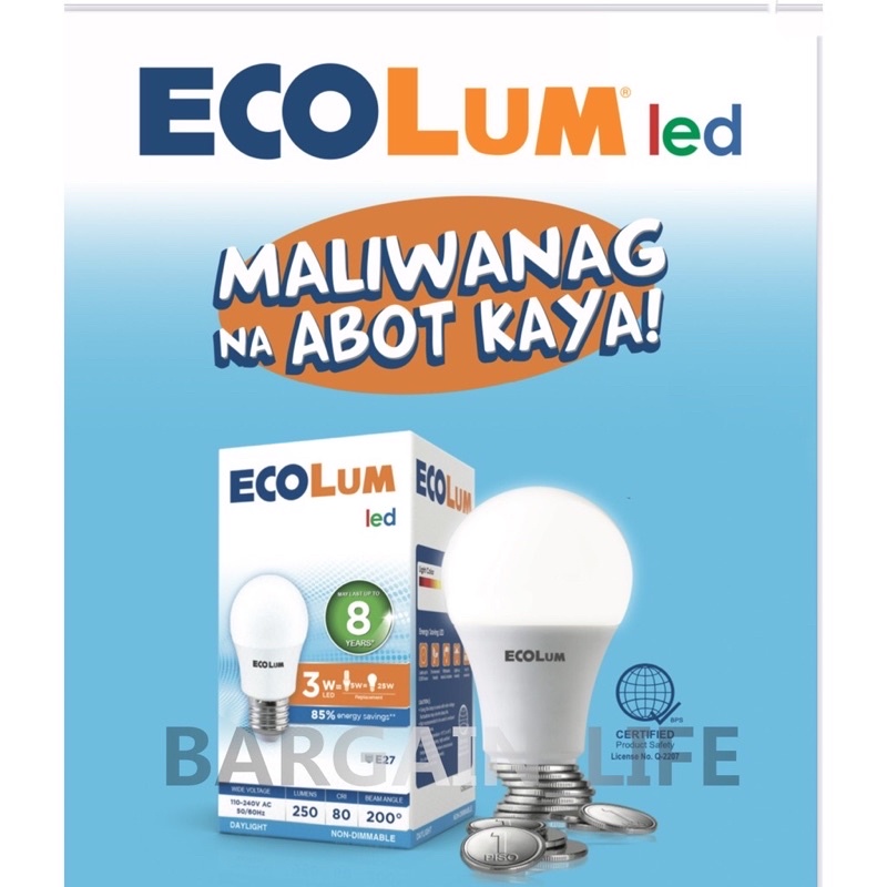 Ecolum（firefly） LED Daylight, Warmwhite ,LED light, led blub, LED, 3W ...
