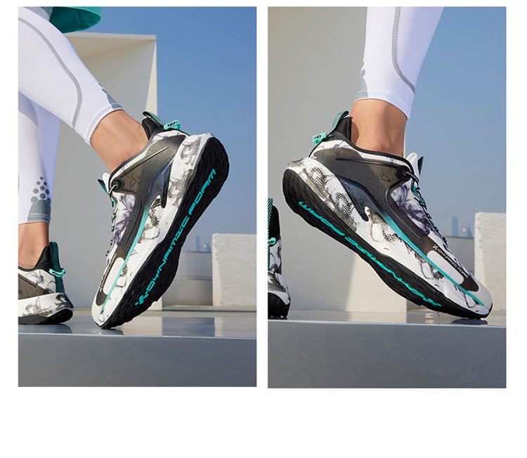 XTEP Dynamic Foam 2T 2022 Men Running Shoes Breathable Shock Absorption ...